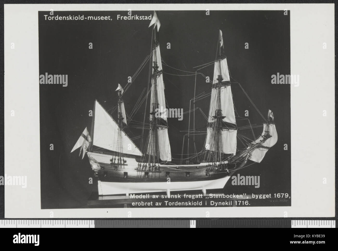 This model represents the Swedish frigate 'Stenbocken,' built in 1679 ...
