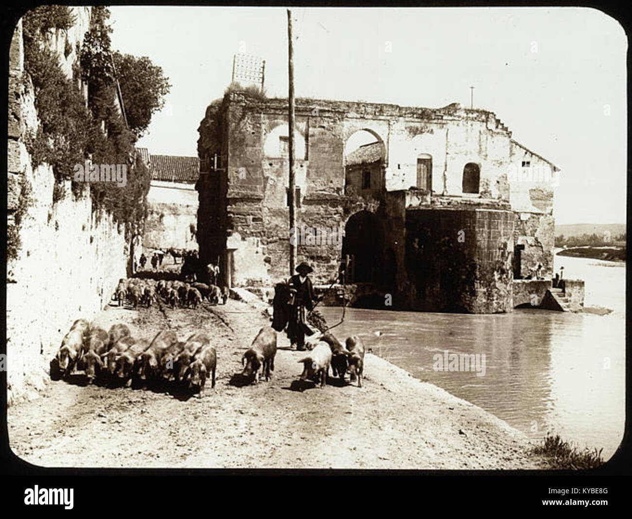 Molino en el Guadalquivir - Marie-Joseph Henry de Lestrange (1897 Stock ...