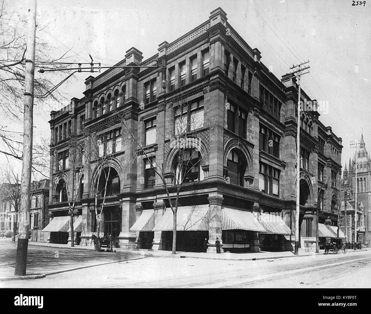 This photograph captures an image from the 1890s, likely related to the ...