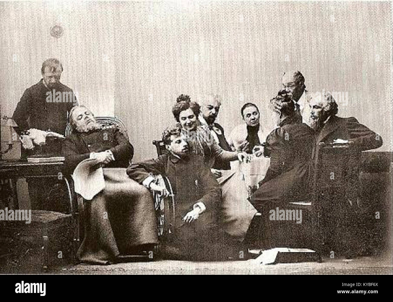 Moscow Art Theatre production of Anton Chekhov's The Seagull 1898 Stock ...