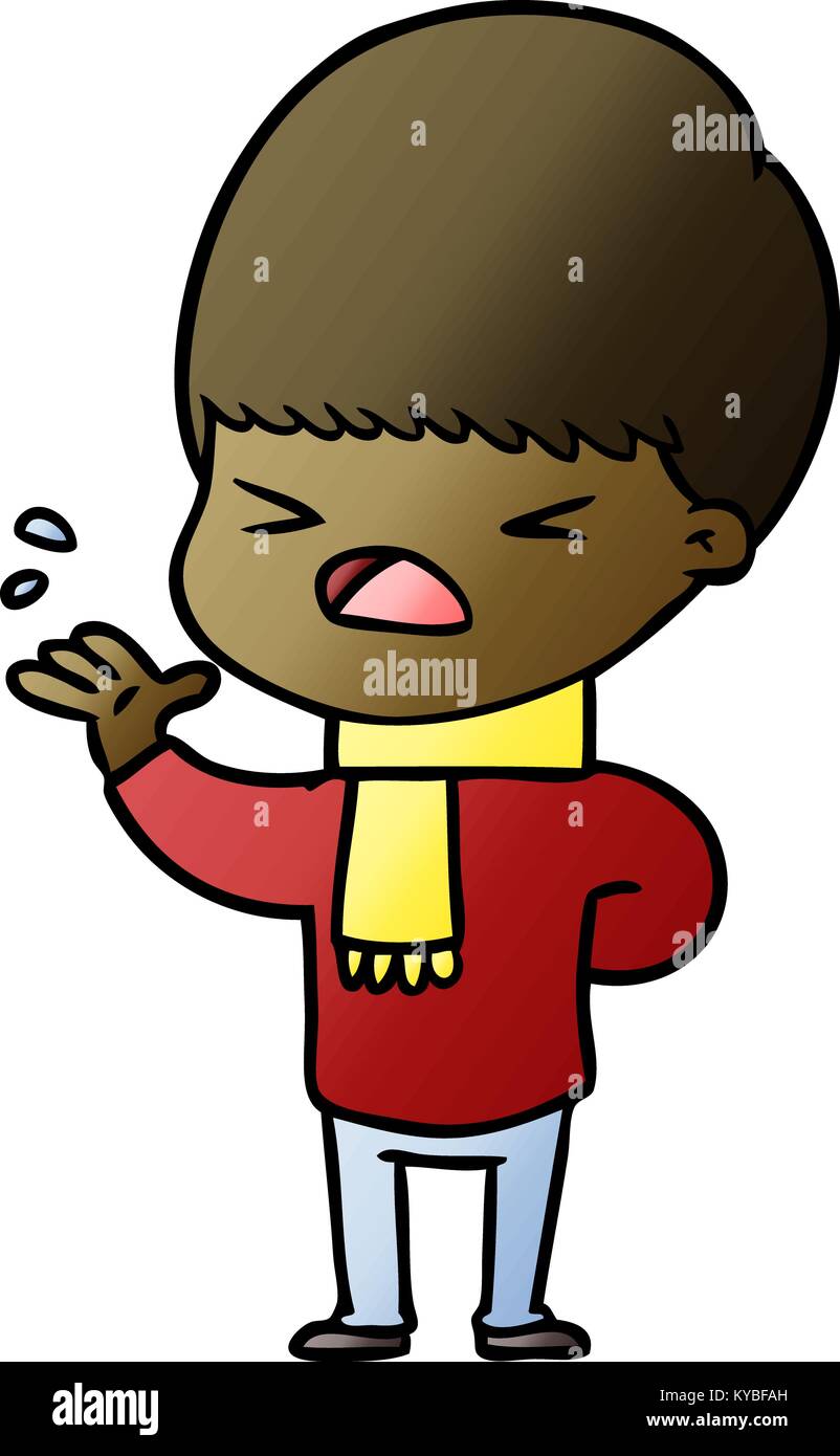 cartoon stressed man Stock Vector Image & Art - Alamy