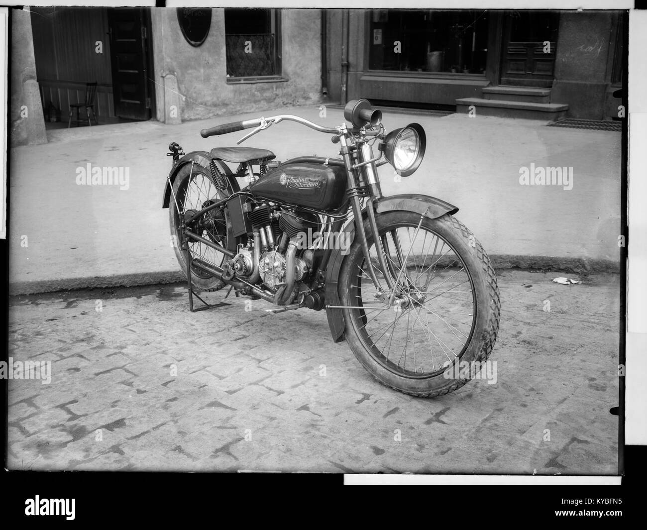 A photograph of the RS Reading Standard motorcycle, documenting its ...