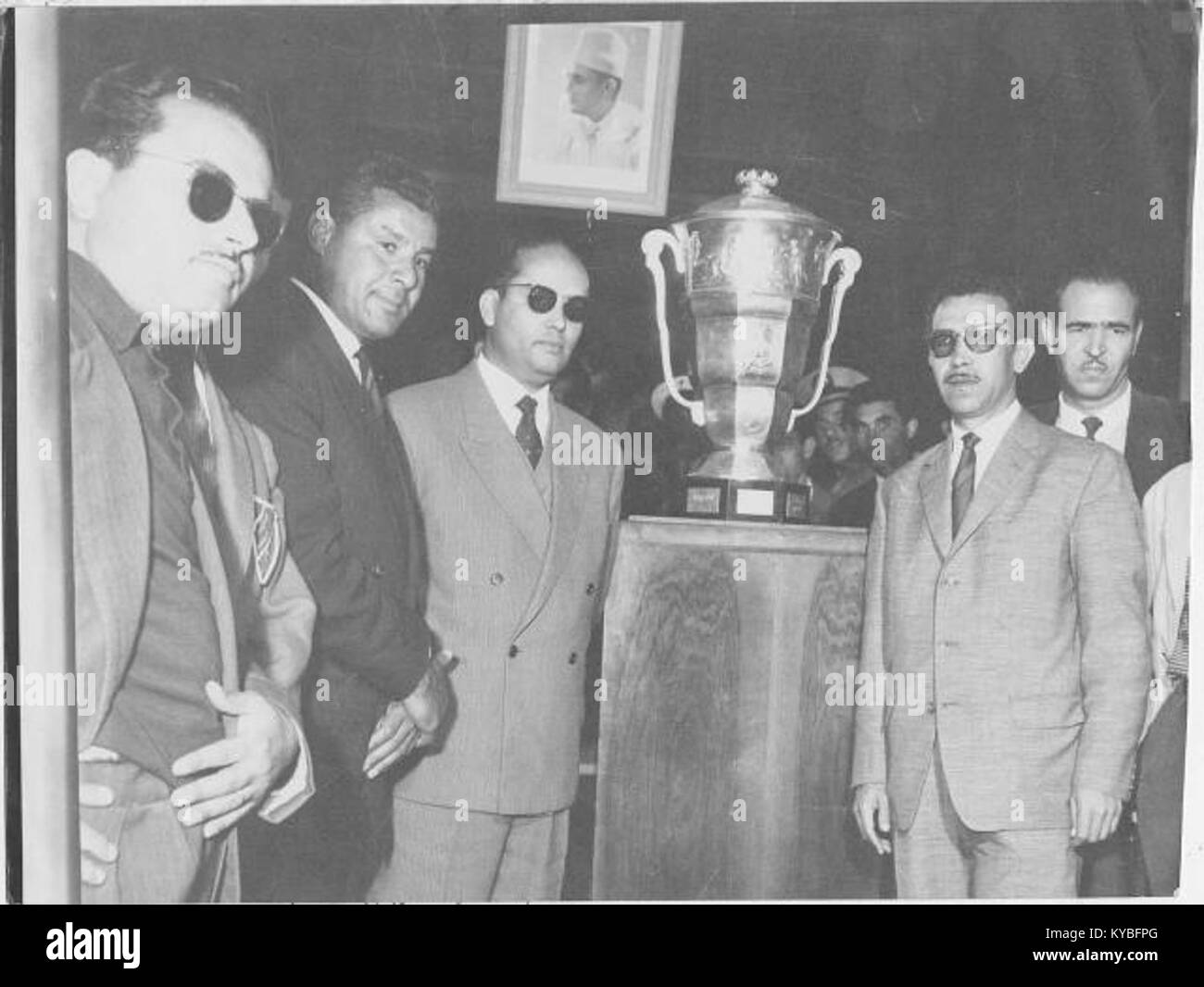 Mouloudia Club d'Oujda vainqueur Coupe du Trône 1960 Stock Photo - Alamy