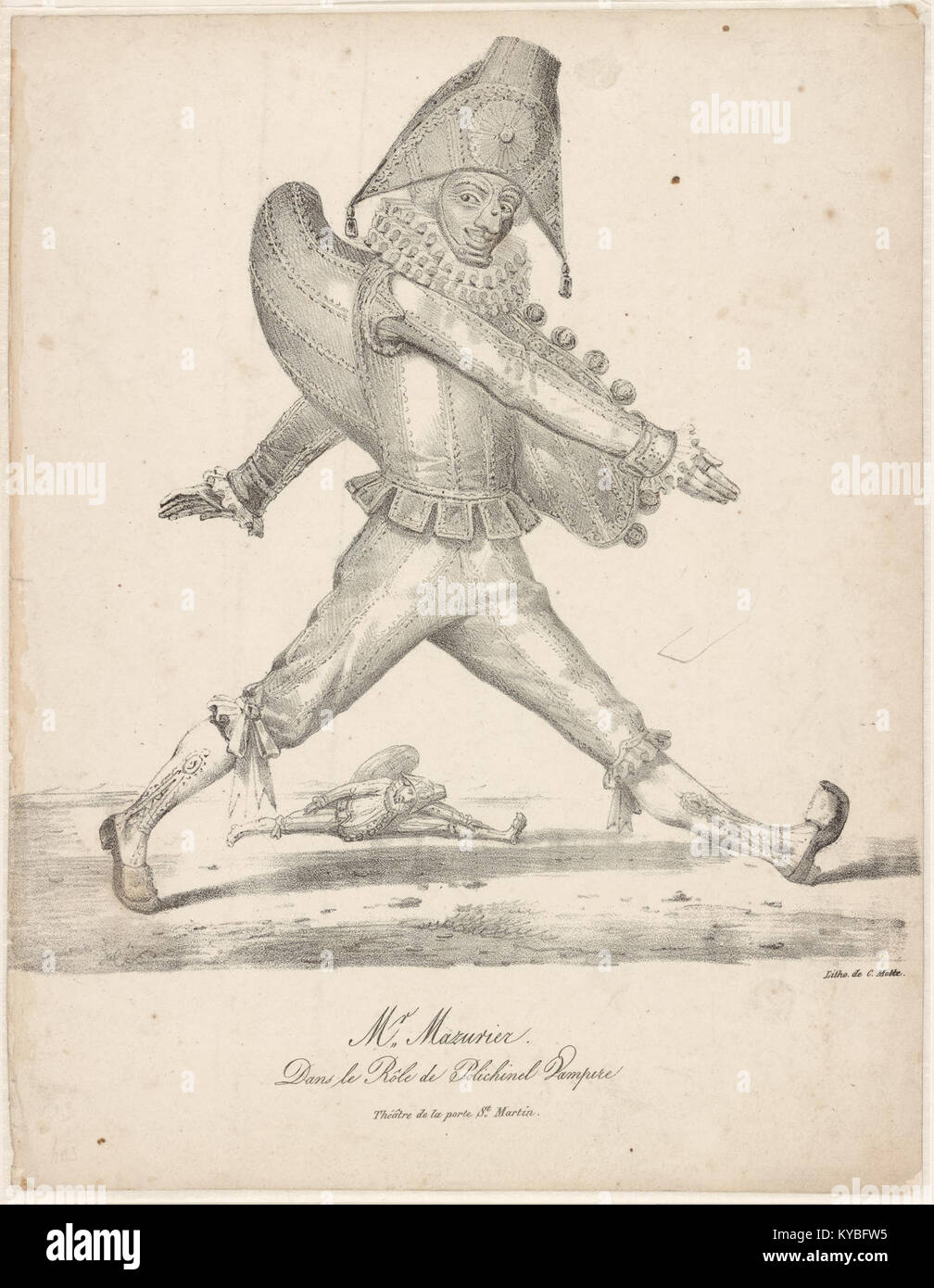 Theatrical performance 'Polichinel Vampire' at Théâtre de la Porte ...