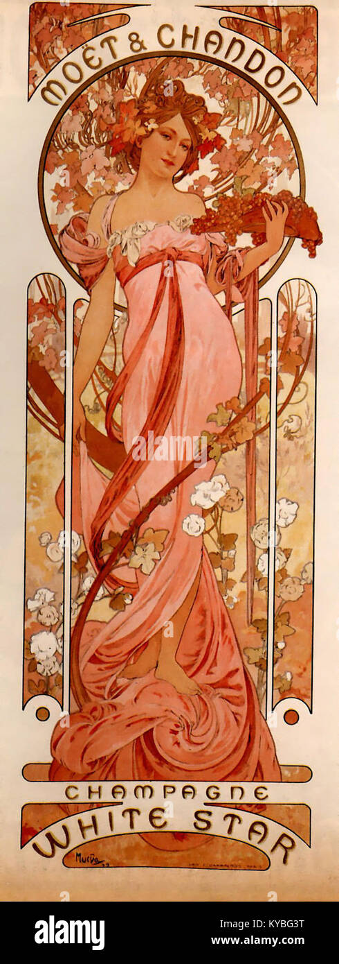 This advertisement from 1899, created by the famous artist Alphonse ...