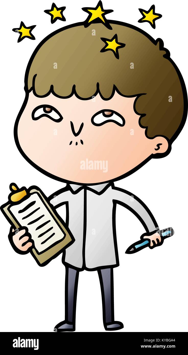 cartoon amazed boy Stock Vector Image & Art - Alamy
