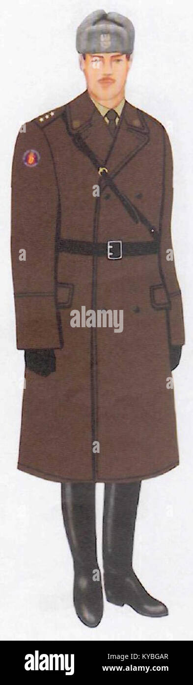 The winter service uniform of the Polish People's Army (WL KRWP ...