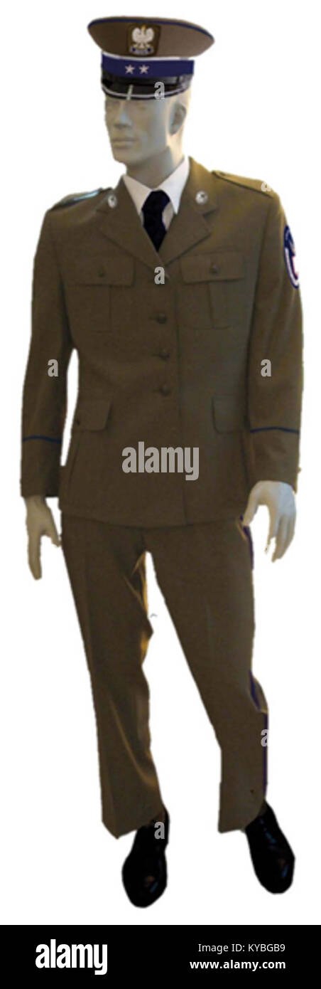 The 'Mundur wyjściowy ABW' is a formal uniform worn by officers of the ...