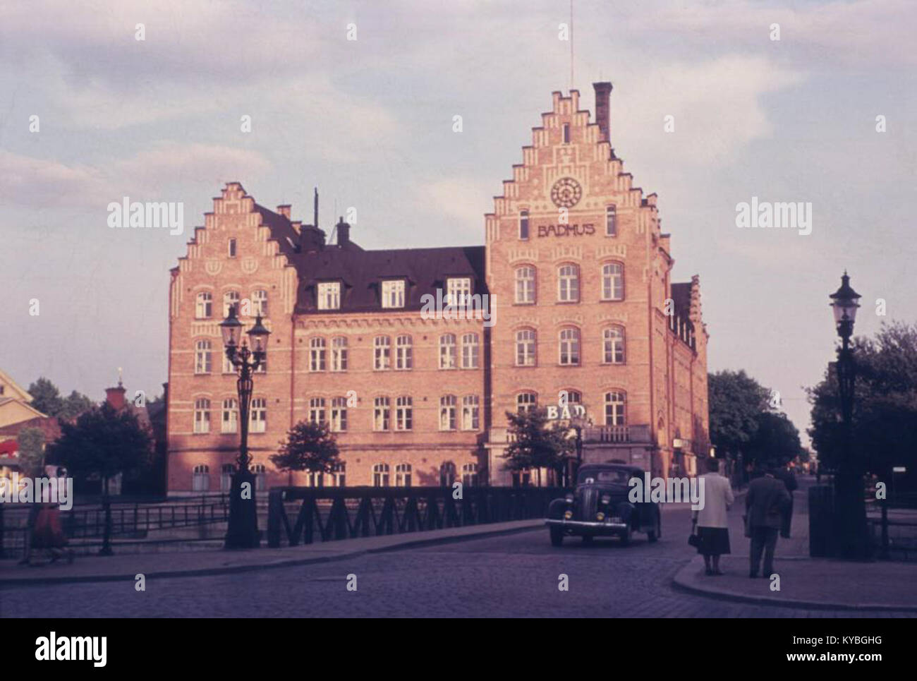 This image shows Murånska badet, a historical site in Gävle, Sweden ...