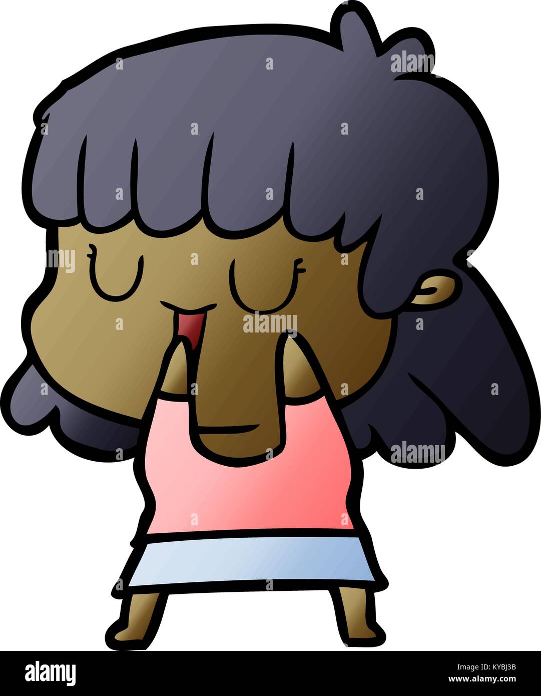 cartoon woman laughing Stock Vector Image & Art - Alamy