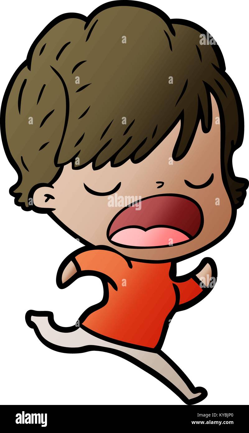 cartoon woman talking Stock Vector Image & Art - Alamy
