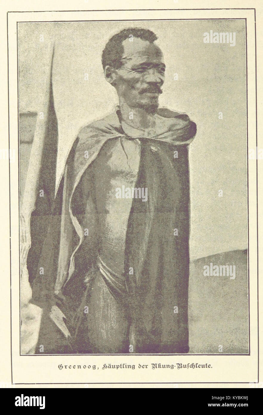 Early ethnographic photograph showing Nama and Damara peoples in the ...
