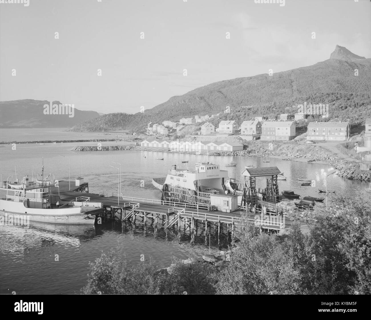 This photo captures a ferry trip to Lyjord from Narvik, Norway ...