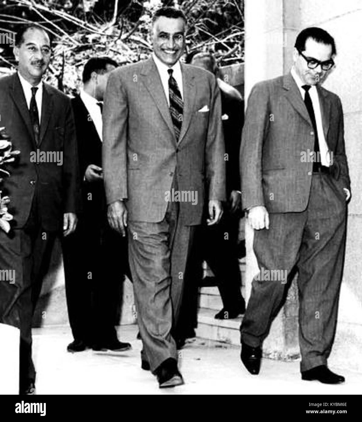 This photograph from 1963 captures the meeting of three key political ...
