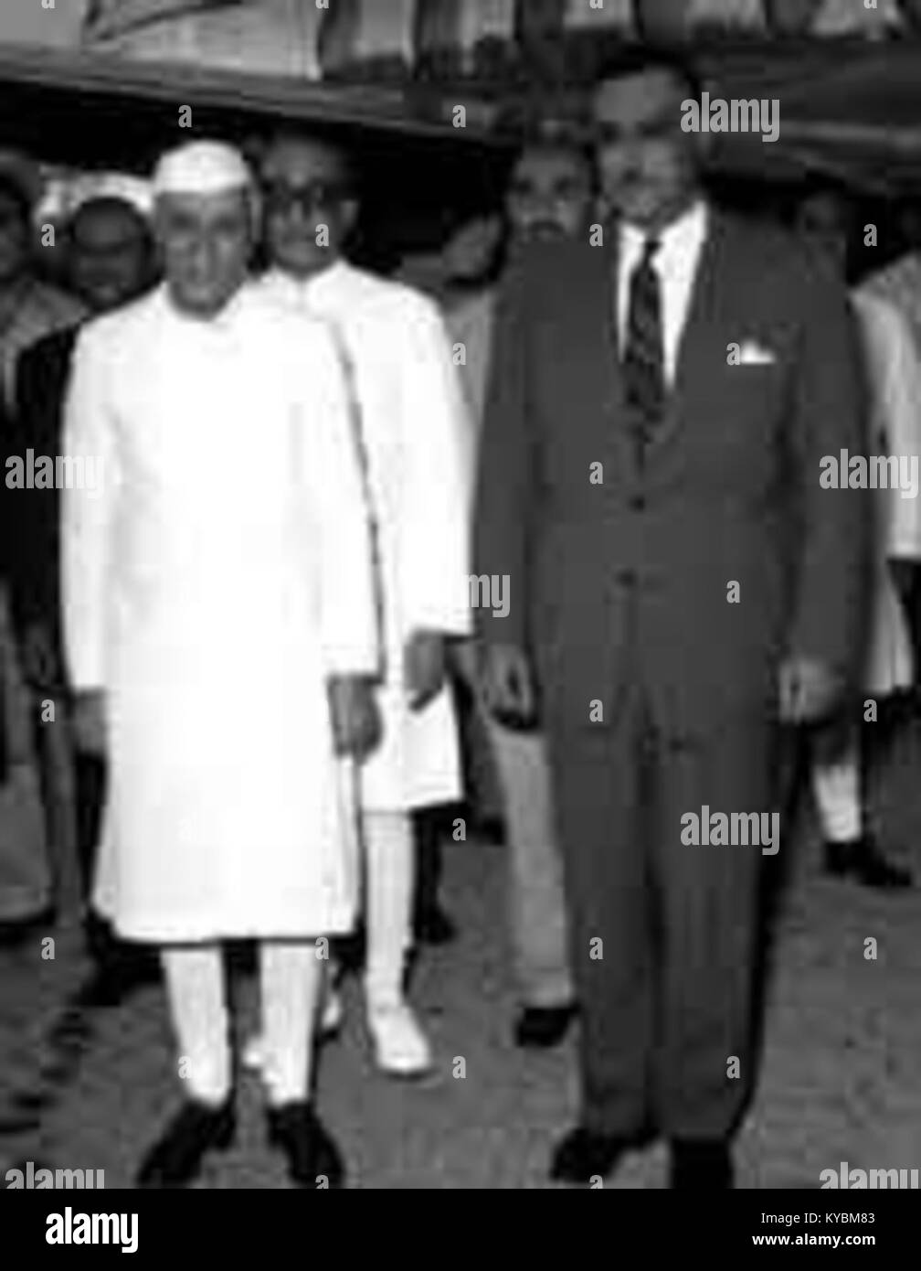 Photograph of prime minister jawaharlal nehru of india Black and White ...