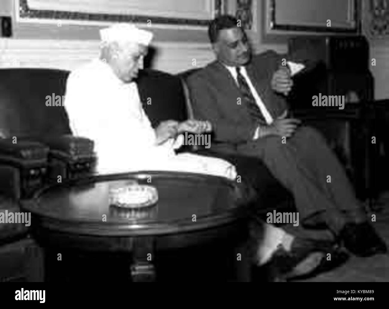 Photograph of prime minister jawaharlal nehru of india Black and White ...