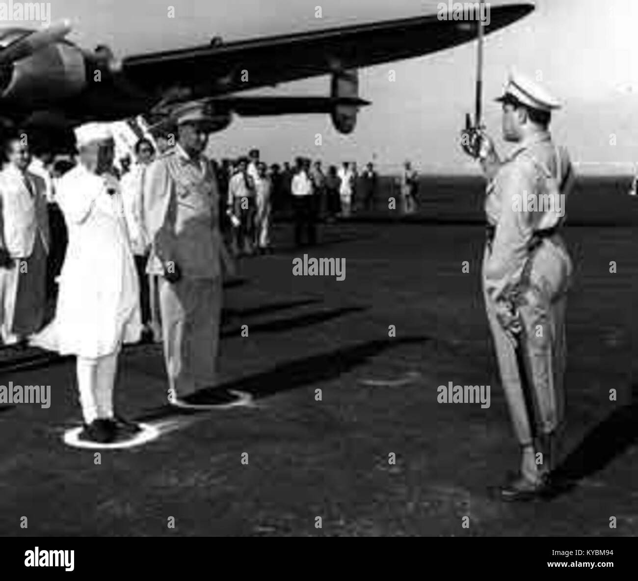 Photograph of prime minister jawaharlal nehru of india Black and White ...