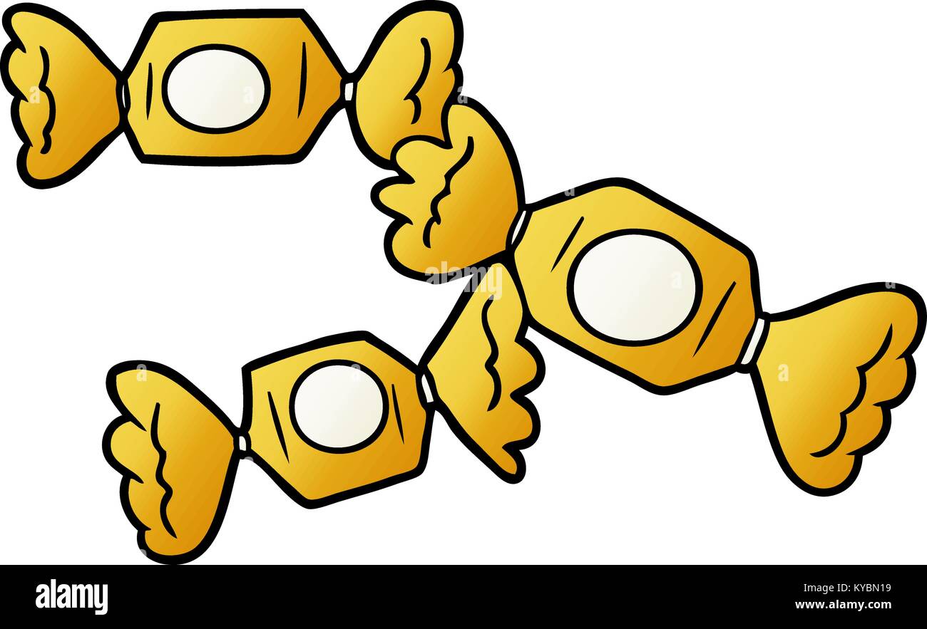 cartoon wrapped candy Stock Vector Image & Art - Alamy