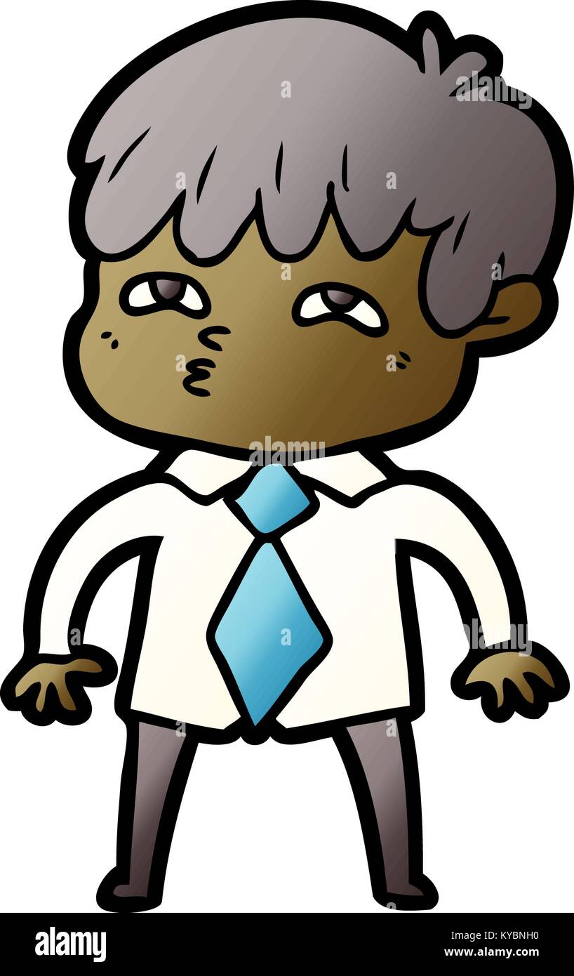 cartoon curious man Stock Vector Image & Art - Alamy