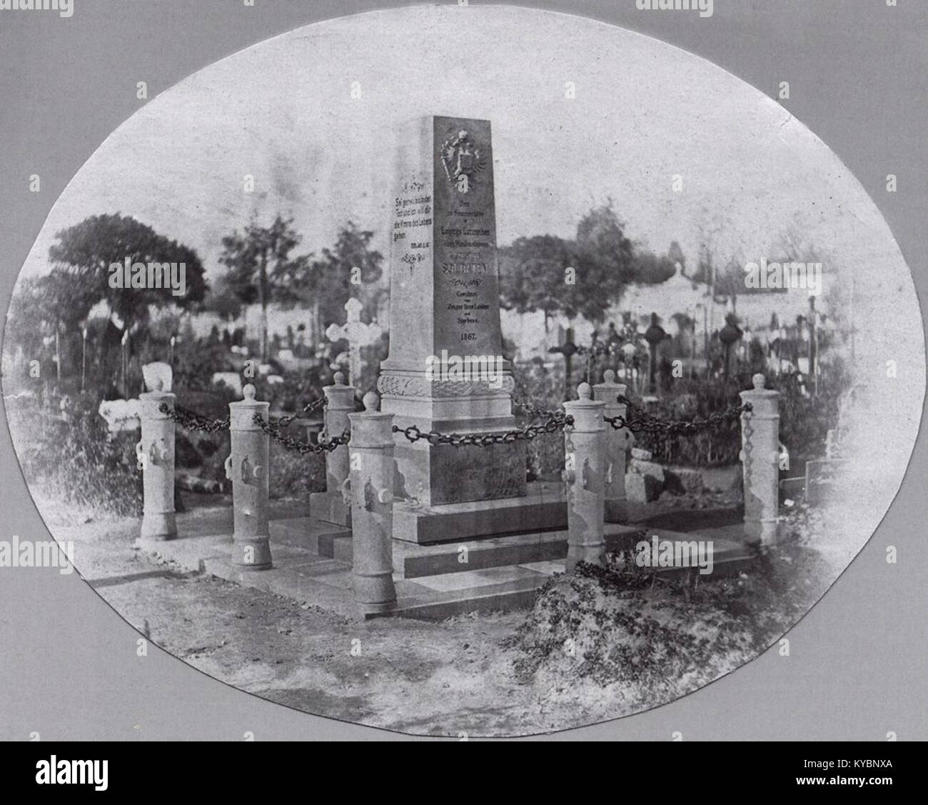 A record referring to the graves of the Austrian noble family Joh ...