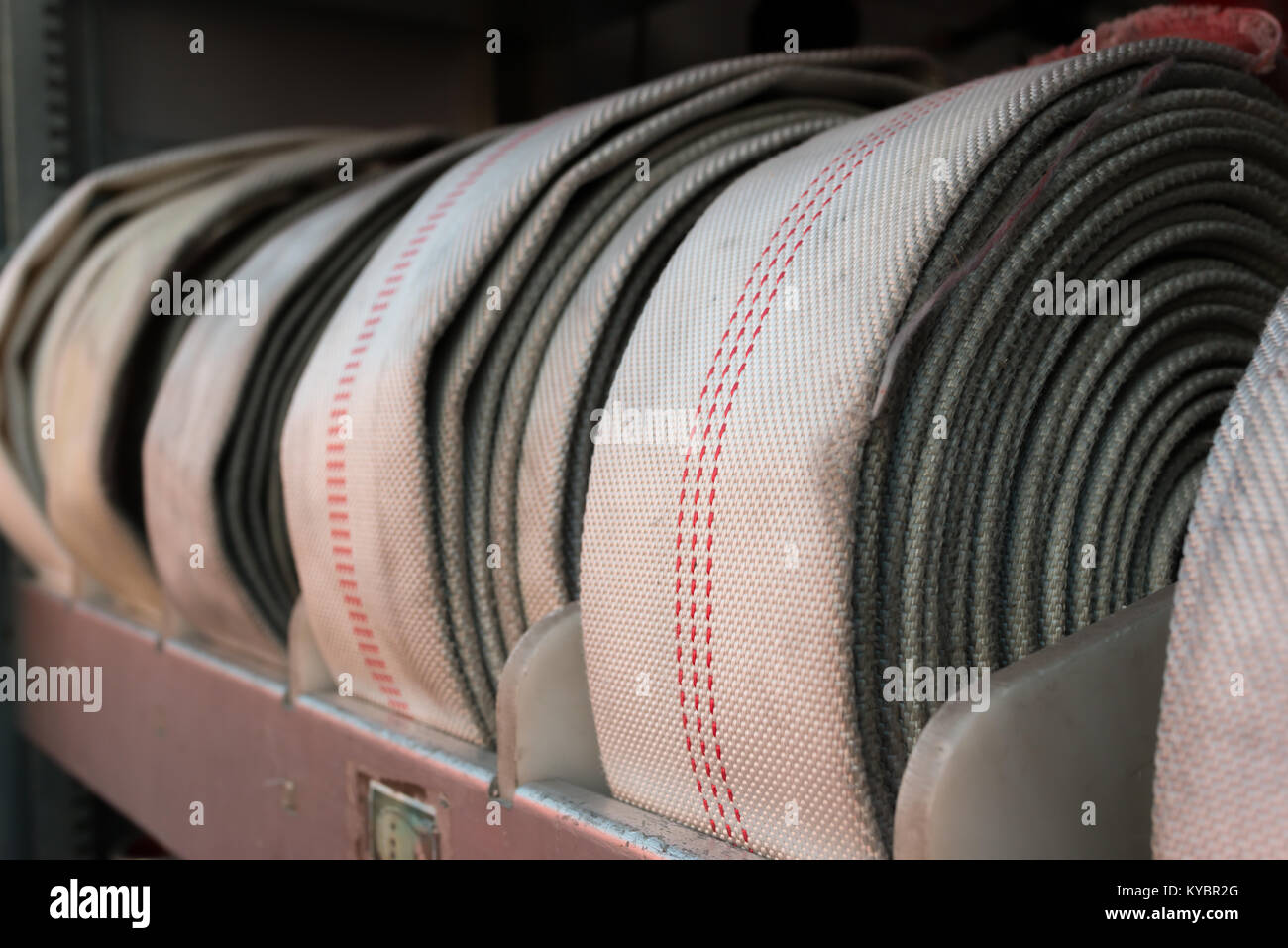 Fire hose roll firefighting equipment hi-res stock photography and ...