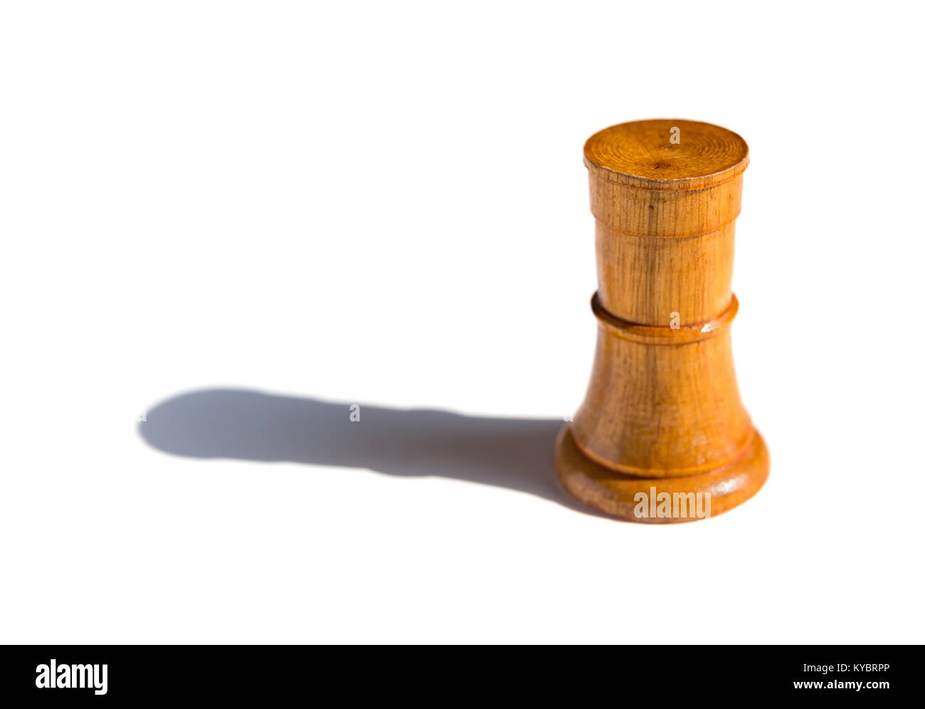 chess Rook with shadow on white background Stock Photo - Alamy