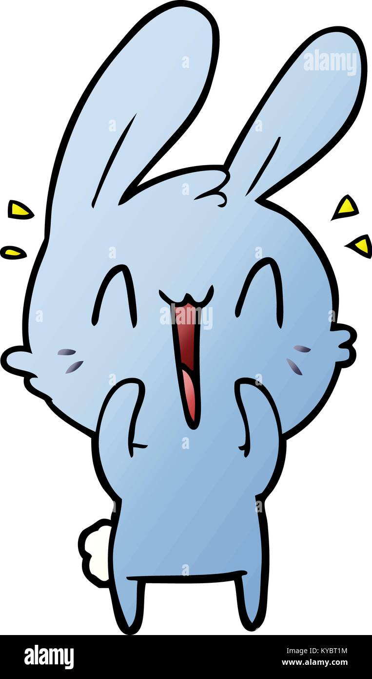 cute cartoon rabbit Stock Vector Image & Art - Alamy
