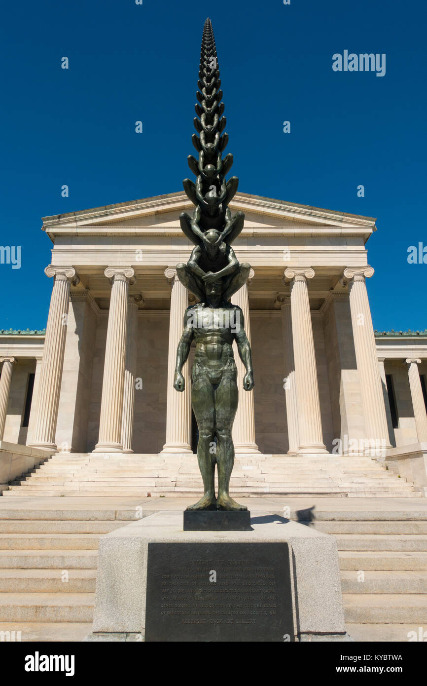 Albright Knox art gallery Buffalo New York Stock Photo - Alamy