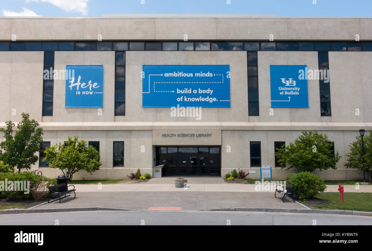 Health sciences library University at Buffalo NY Stock Photo - Alamy