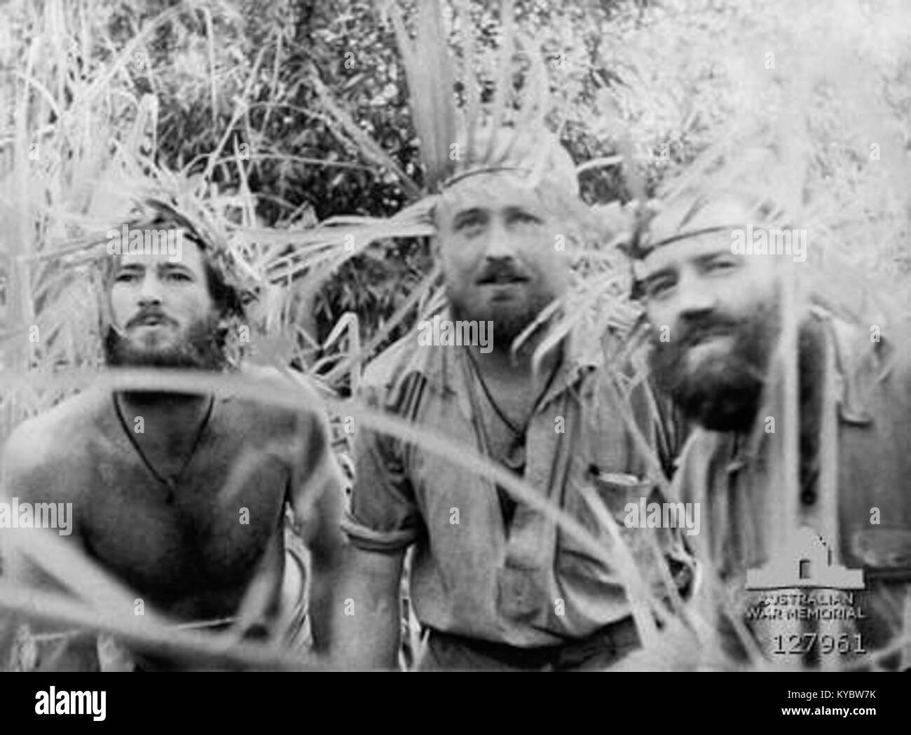 A historical photograph showing National German Volkssturm (NGVR) soldiers in August 1942 ...