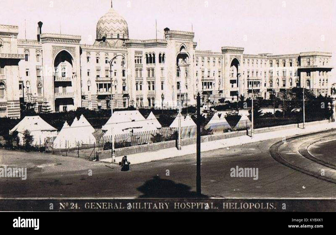 No.24 General military hospital, Heliopolis Stock Photo - Alamy