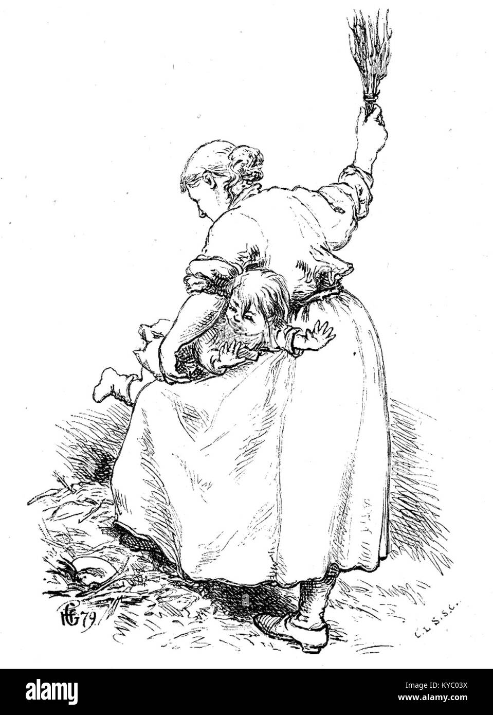 An illustration from the Norwegian collection 'Norske folke- og huldre ...