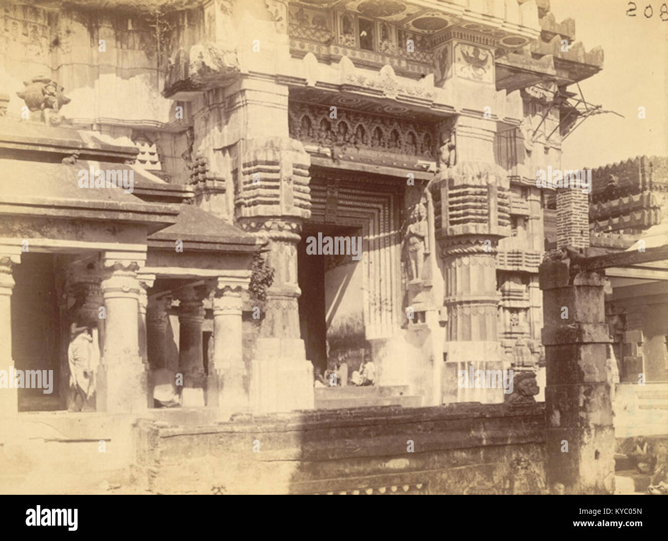 The northern entrance of the Jagannatha Temple in Puri, India, an ...