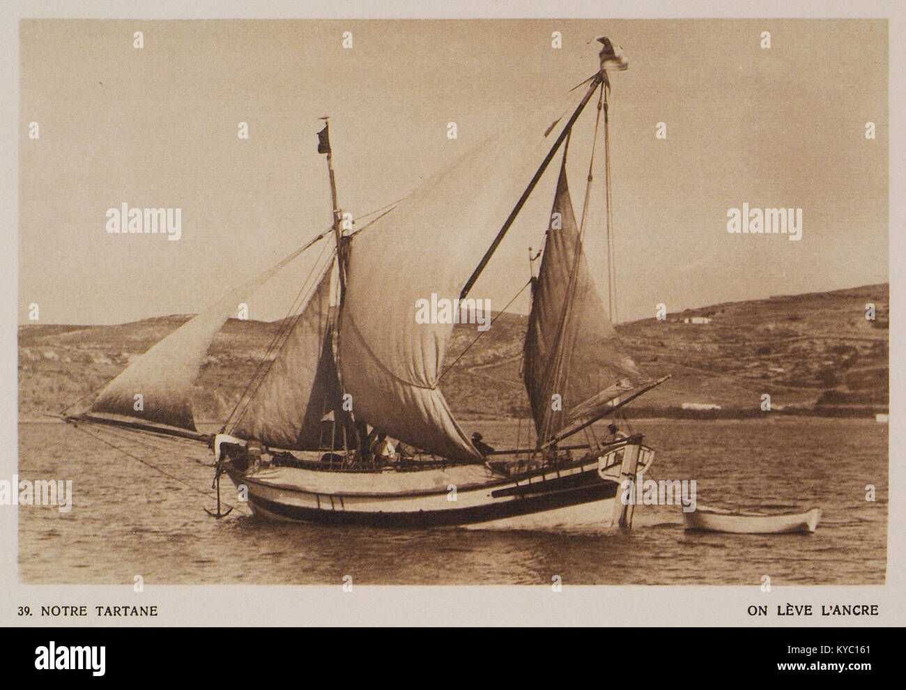 Photograph from 1919 showing a tartan ship departure, capturing ...