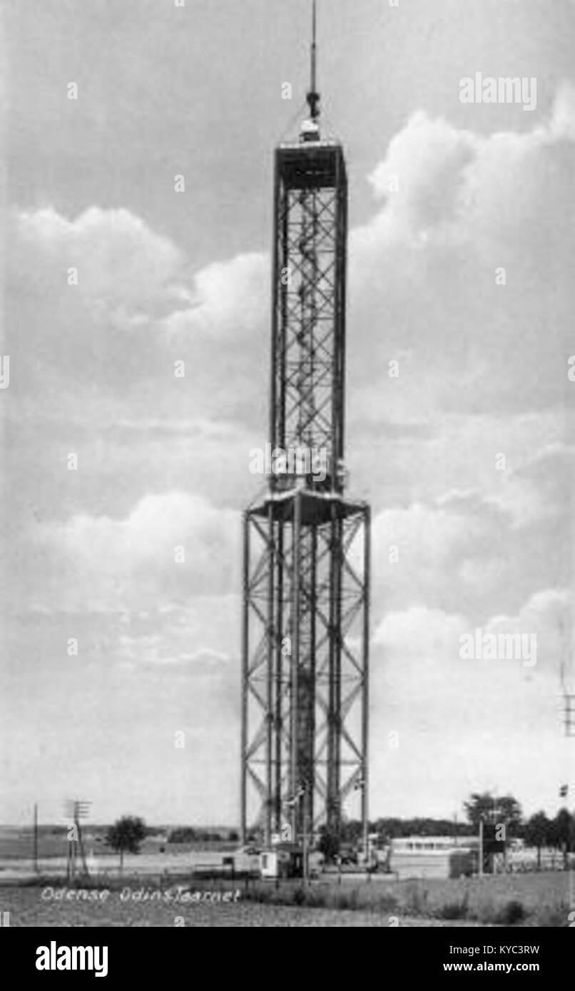 Odinstårnet, or the Odin Tower, was a 175-meter radio and observation ...