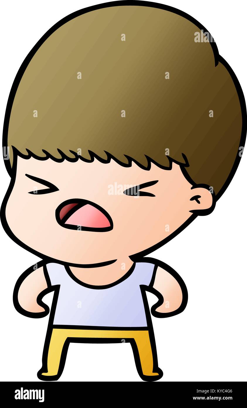 cartoon stressed man Stock Vector Image & Art - Alamy