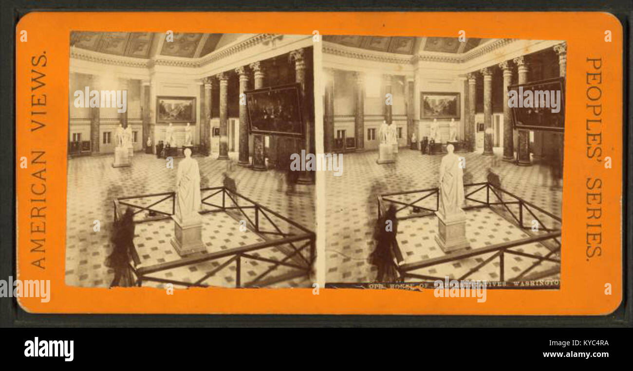 This image shows the Old House of Representatives in Washington, D.C ...