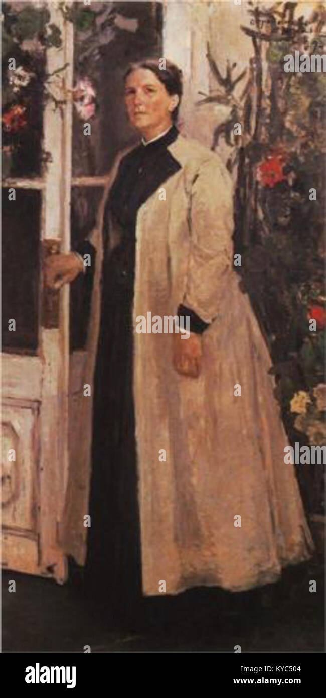A portrait of Countess Olga P. Orlova painted by Russian artist ...