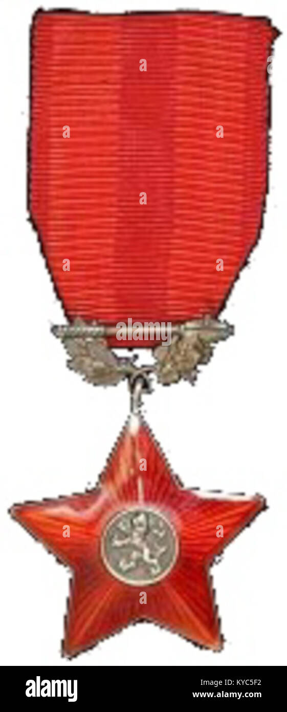 Order of Red Star (CSSR Stock Photo - Alamy