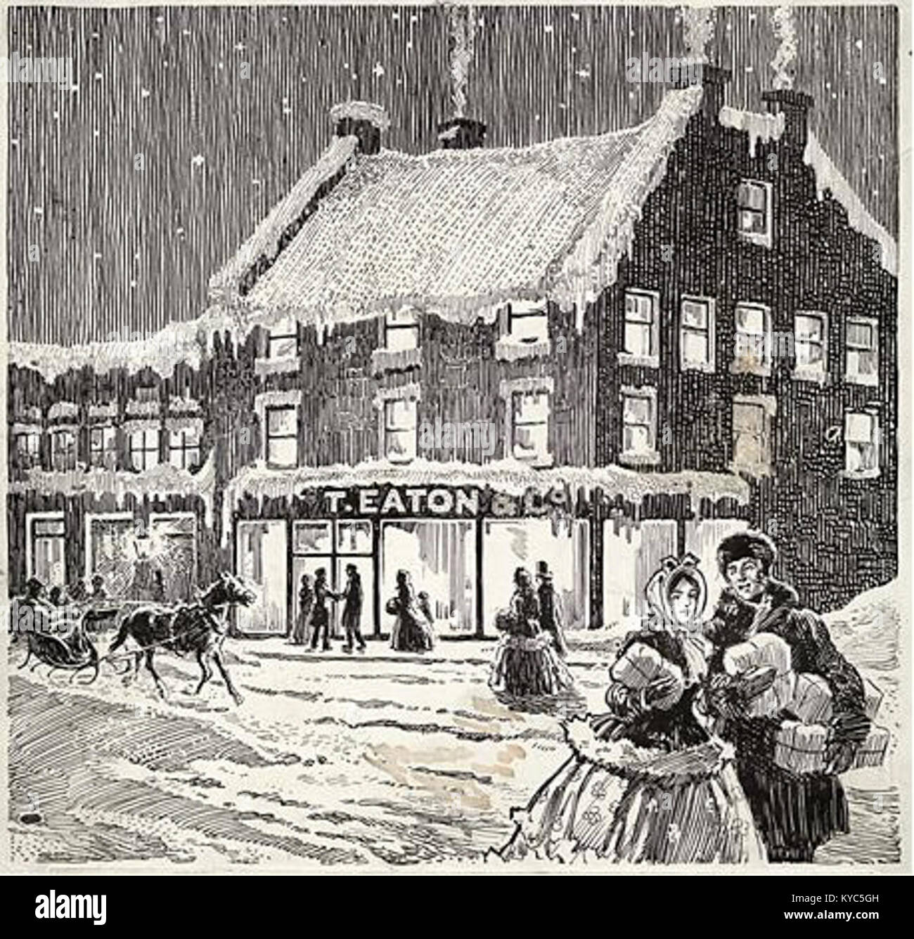 Original Eaton's store Stock Photo - Alamy