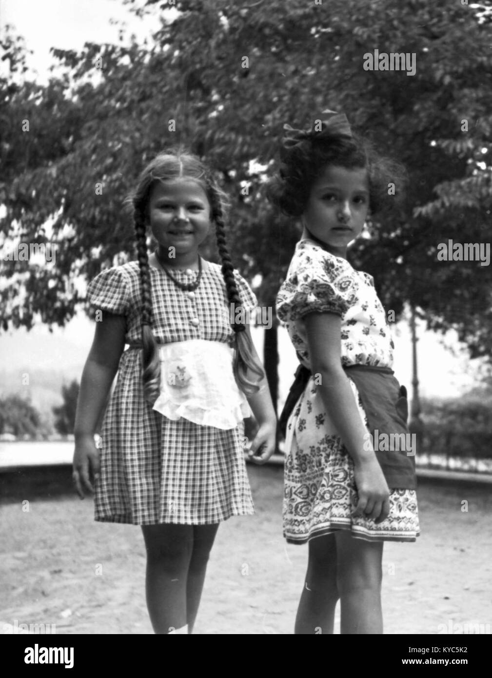 Children playground 1950s hi-res stock photography and images - Alamy