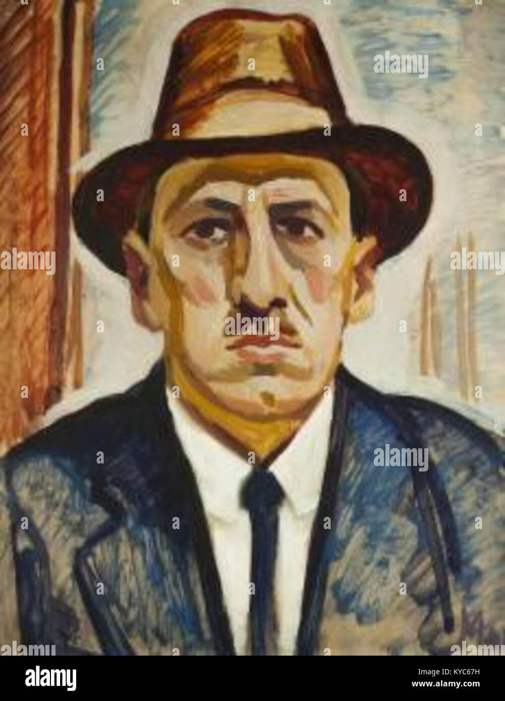 This self-portrait by Czech artist Otakar Jan Marvanek reflects his ...