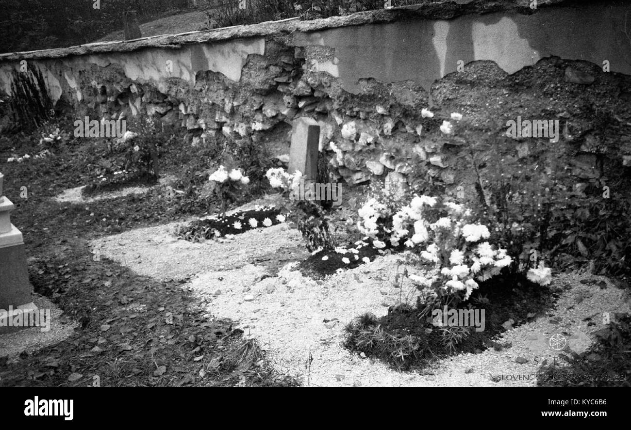 Graves of the children Black and White Stock Photos & Images - Alamy