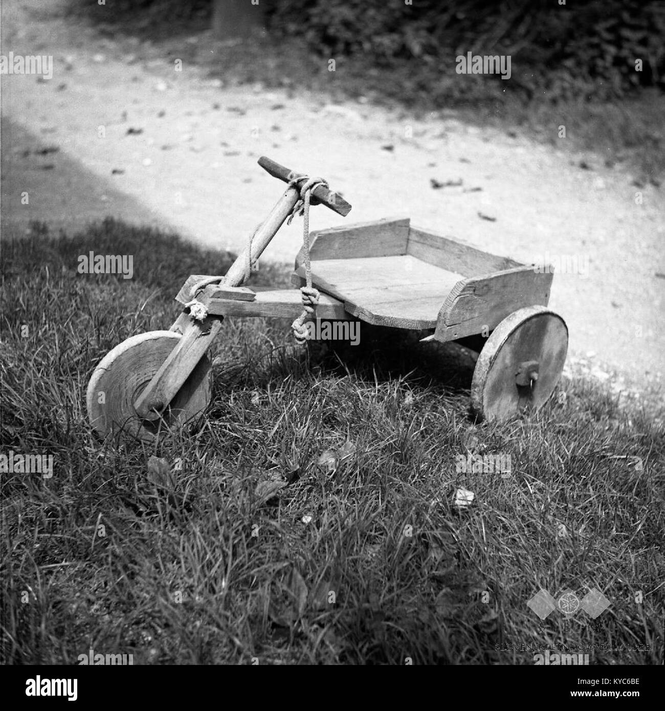 A three-wheeled bicycle from 1954, handmade in Cerkno, Slovenia ...