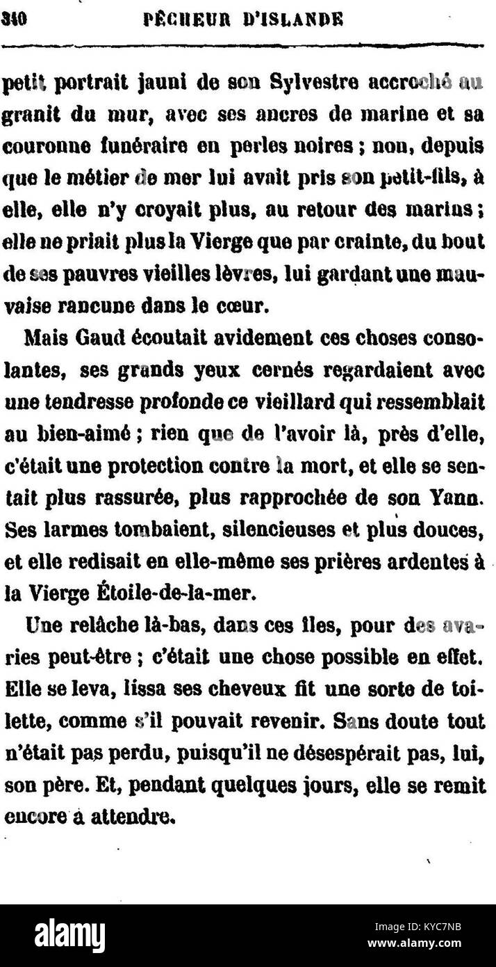 A late 19th-century illustration from Pierre Loti’s 'Pêcheur d’Islande ...