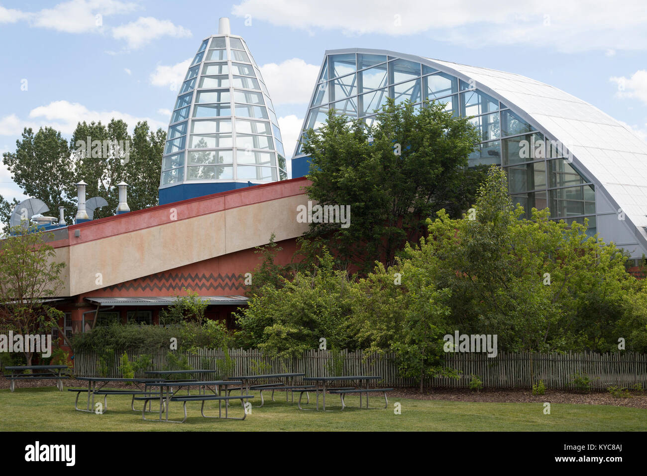 Destination Africa rainforest exhibit at the Calgary Zoo Stock Photo ...