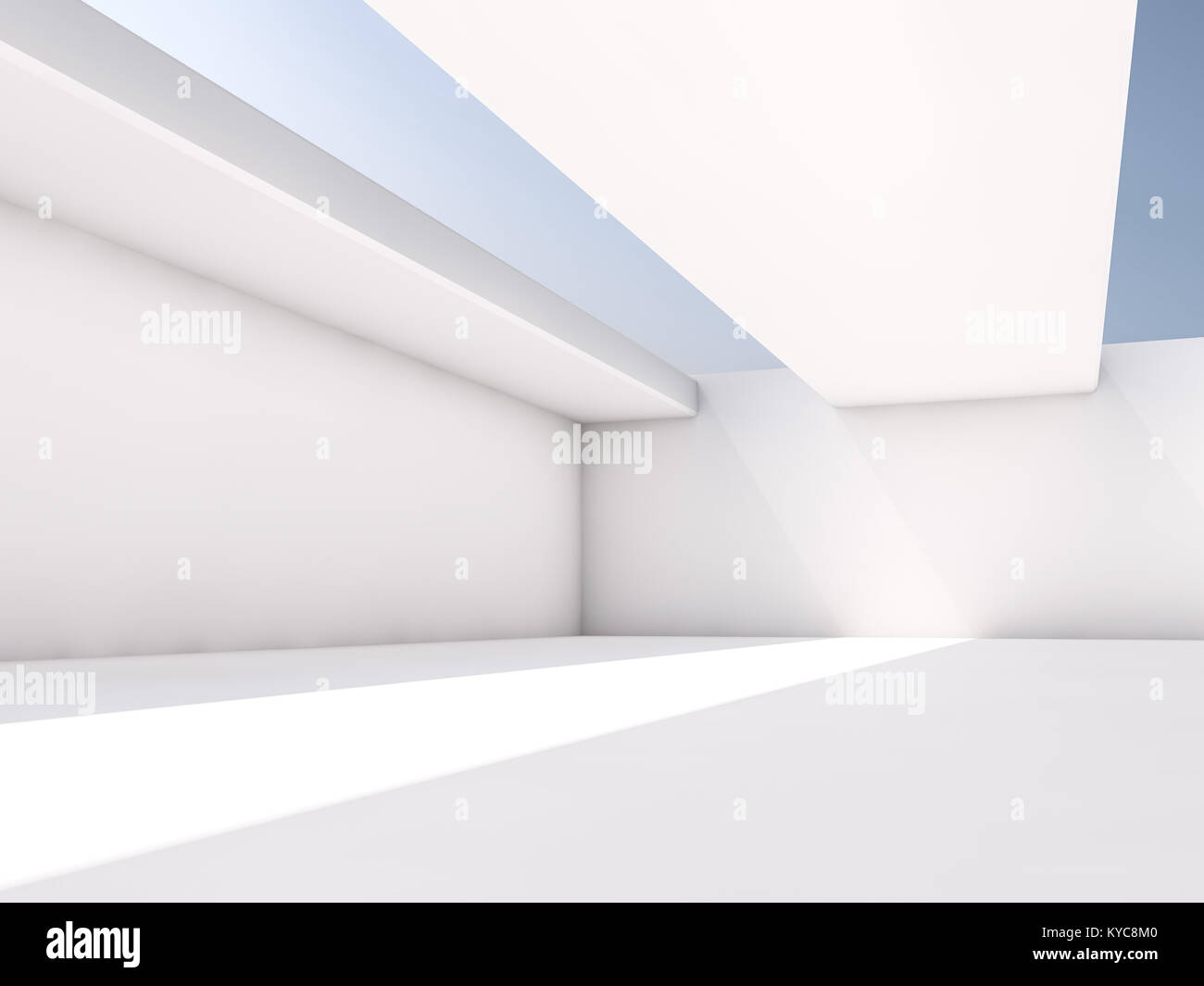 Abstract architecture interior background. 3d rendering Stock Photo - Alamy