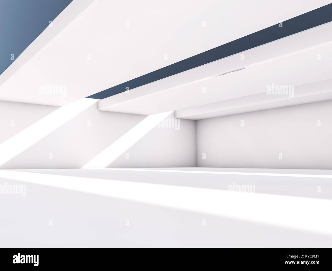 Abstract architecture interior background. 3d rendering Stock Photo - Alamy