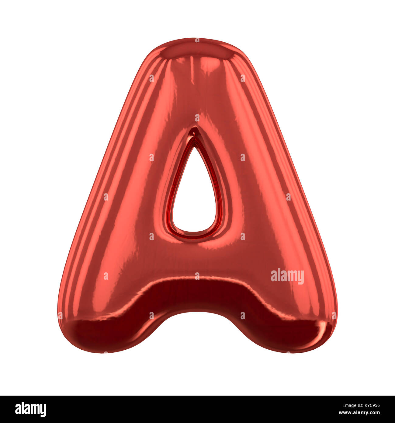 Inflatable letters of the alphabet. 3D rendering Stock Photo - Alamy