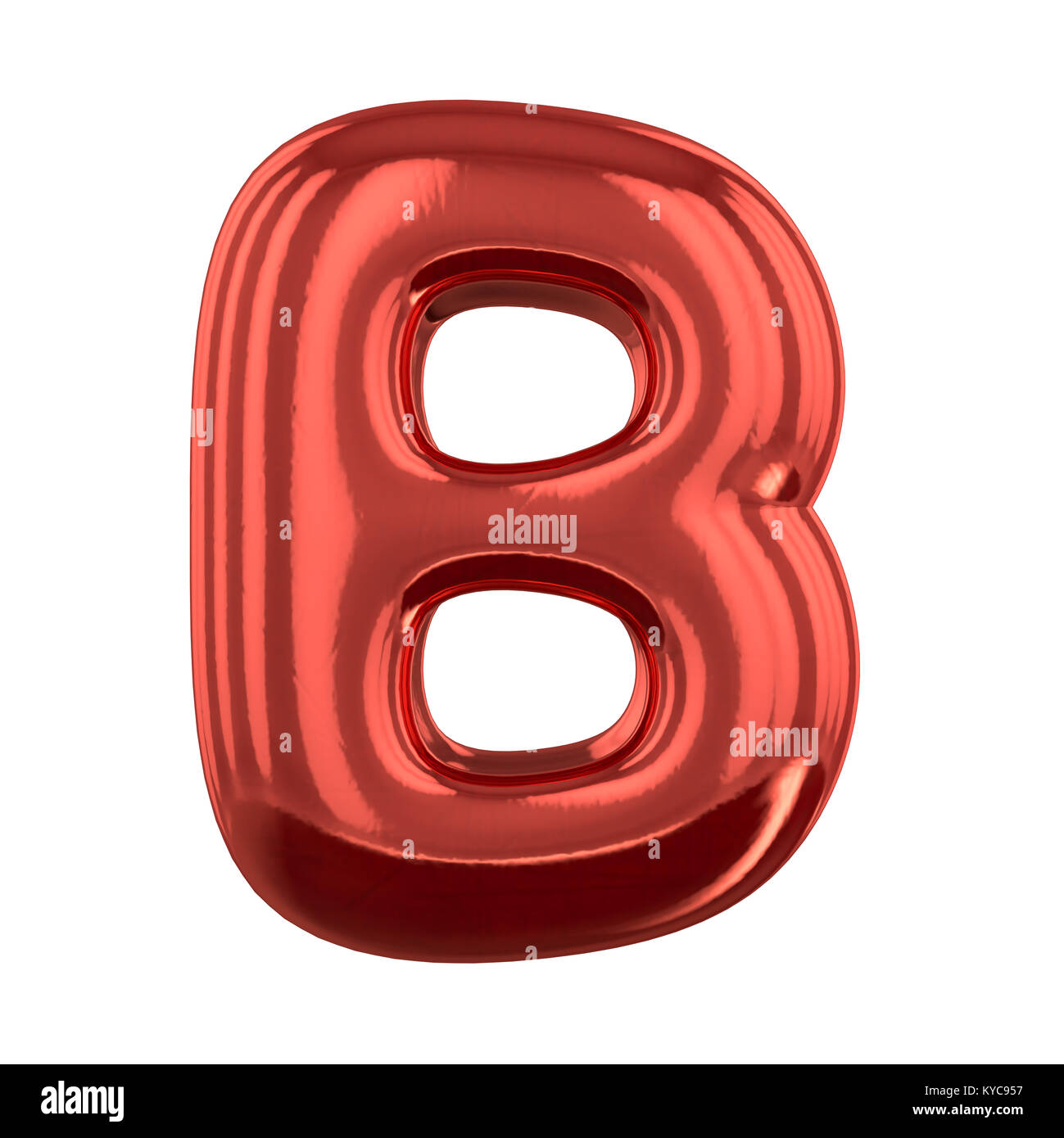 Inflatable letters of the alphabet. 3D rendering Stock Photo - Alamy